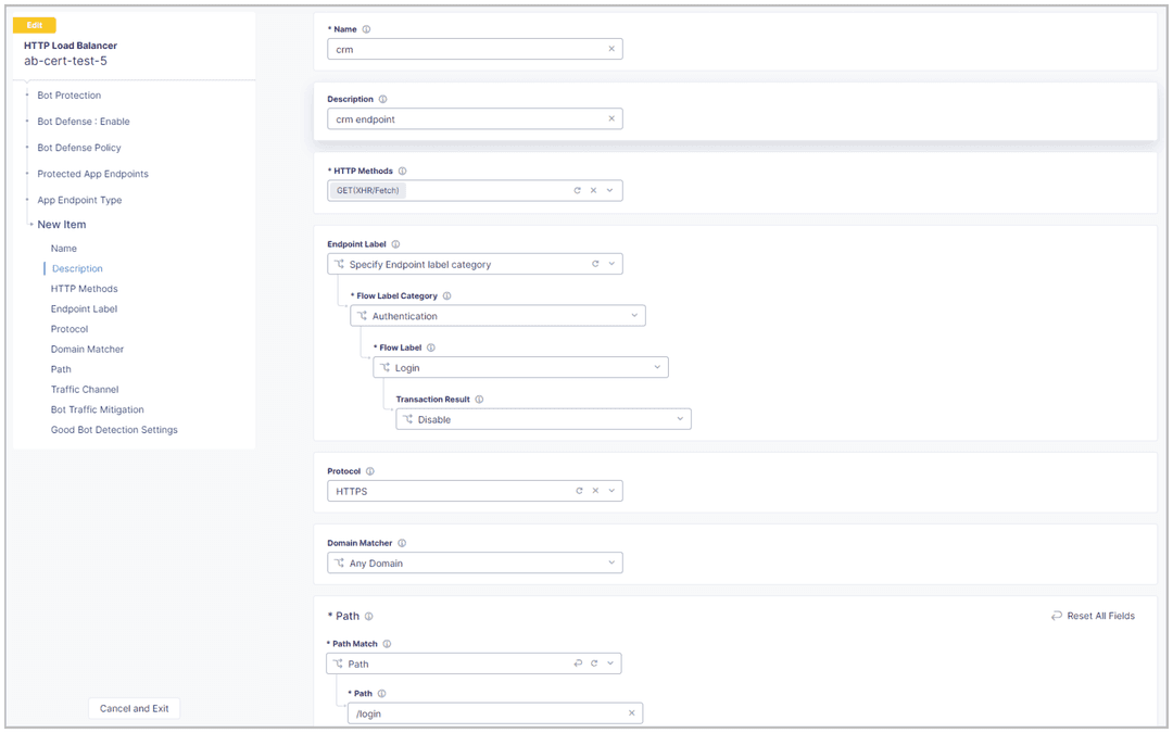 Configure Bot Defense With F5 Distributed Cloud Web App And Api
