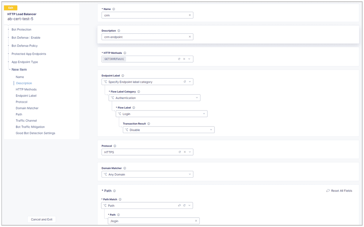 Configure Bot Defense With F5 Distributed Cloud Web App And Api