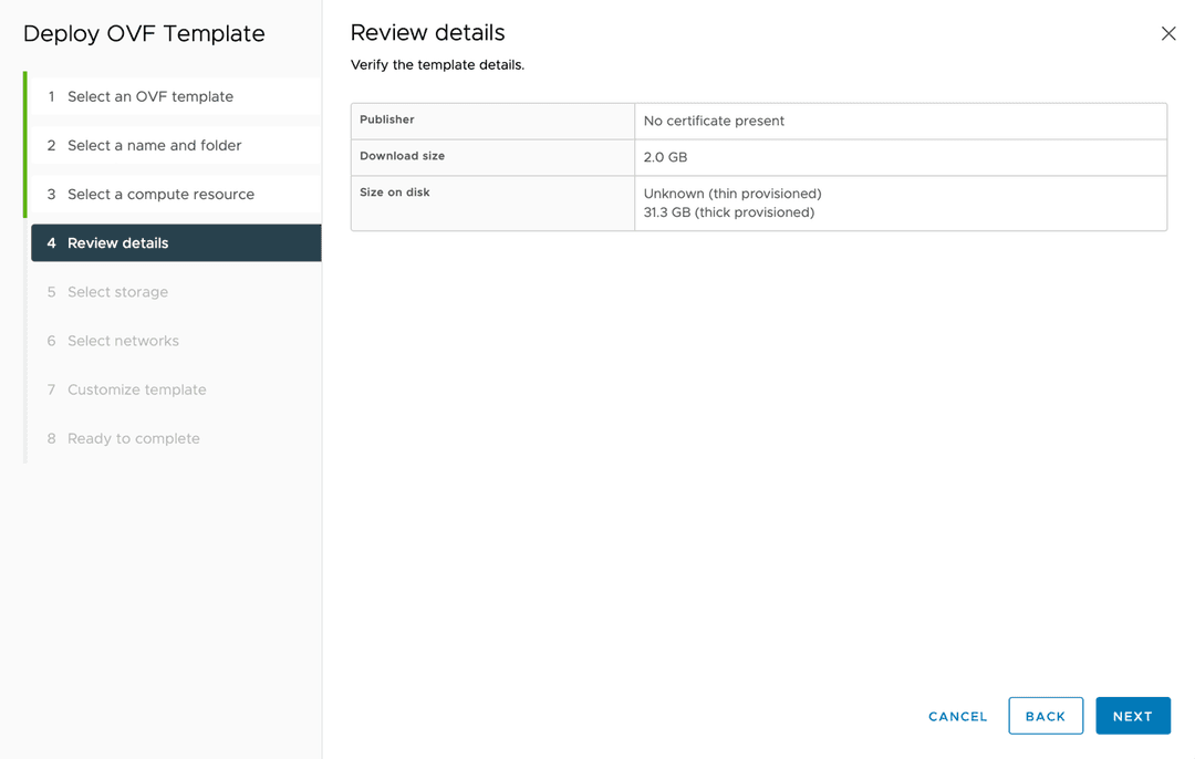 Deploy Secure Mesh Site v2 on VMware (ClickOps) | F5 Distributed Cloud Technical Knowledge