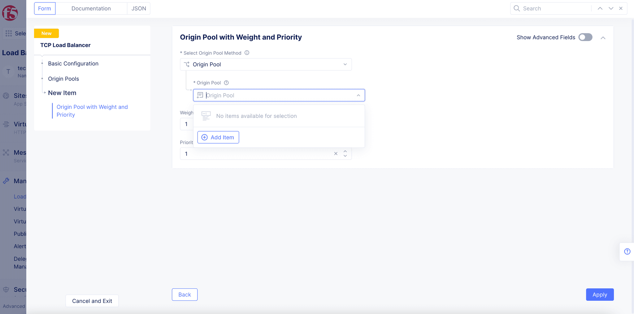 TCP Load Balancer | F5 Distributed Cloud Technical Knowledge