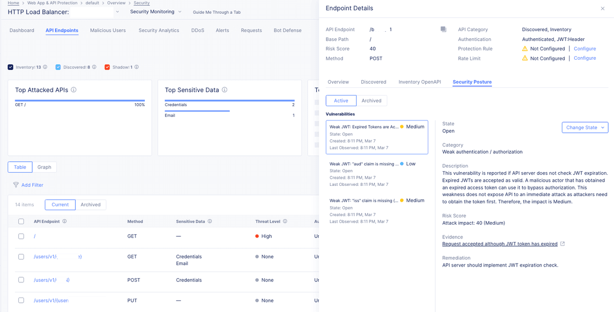 Enable API Endpoint Discovery and Schema Learning | F5 Distributed ...