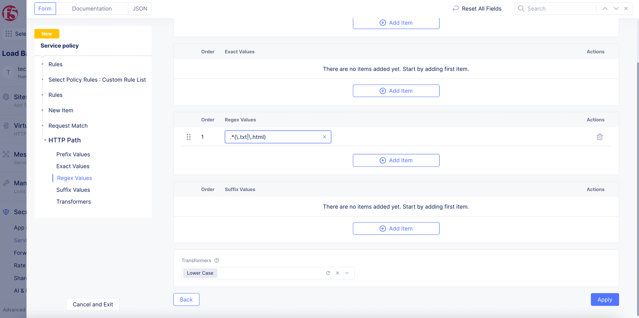 Service Policy | F5 Distributed Cloud Technical Knowledge