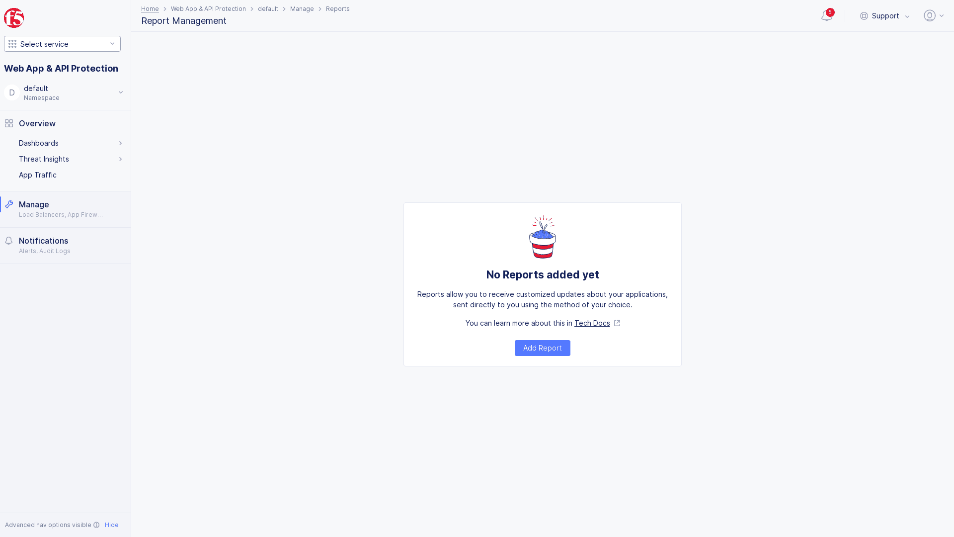Reports | F5 Distributed Cloud Technical Knowledge