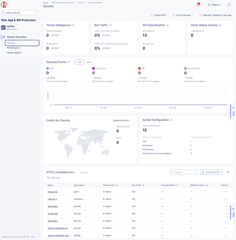Monitor Web App & API Protection | F5 Distributed Cloud Technical Knowledge